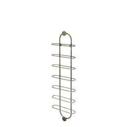 Chic Antique Weinhalter f&uuml;r die Wand &ndash; Weinregal in Messing 29 x 9 x 109 cm skandinavische Deko Online Shop