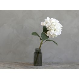 Chic Antique Kunstblume Hortensie mit Bl&auml;tter H85 cm, wei&szlig;