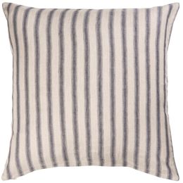 IB Laursen Kissenbezug natur mit grauen Streifen 60 x 60 cm skandinavische Deko Online Shop
