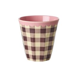 Rice Melamin Becher Medium Check Me Out H9 &Oslash;9 cm, 250 ml skandinavische Deko Online Shop