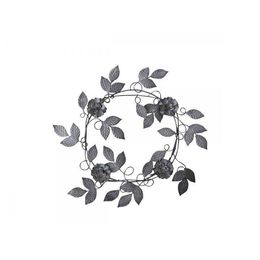 Chic Antique Deko Kranz mit Blumen D39 cm, antik zink skandinavische Deko Online Shop