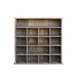 Chic Antique Grimaud Holz Regal H85 x L88 cm x B20 cm, natur skandinavische Deko Online Shop