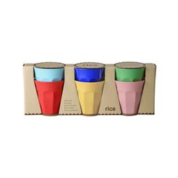 Rice Medium Melaminbecher-Set (6er-Pack) 6x 250 ml