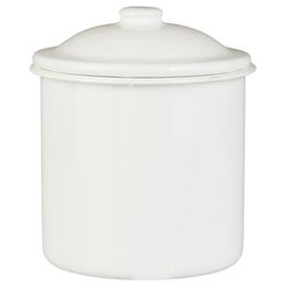 IB Laursen Dose Emaille H&ouml;he 13, &Oslash; 11 cm