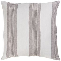 IB Laursen Kissenbezug hellblau mit grauen Streifen 50 x 50 cm skandinavische Deko Online Shop