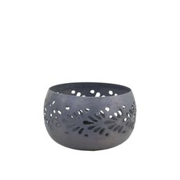 Chic Antique Kerzenhalter mit Muster aus Eisen H5/D7,5 cm, antik zink skandinavische Deko Online Shop