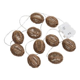 House Nordic Carlisle LED Lichterkette - Natur/Schwarz 180 cm