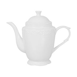 Chic Antique Kaffeekanne Provence H20/D12 cm / 900 ml, wei&szlig; skandinavische Deko Online Shop