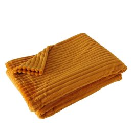 Boltze Decke Hygge 180 x 130 cm, Orange skandinavische Deko Online Shop