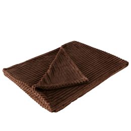 Boltze Decke Hygge 180 x 130 cm, Dunkelbraun skandinavische Deko Online Shop