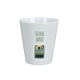 Krasilnikoff Happy Mug, Schulkind &Oslash; 8.8, H&ouml;he 10 cm, 330 ml, Boy