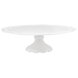 Chic Antique Tortenplatte Provence H9/D28 cm, wei&szlig; skandinavische Deko Online Shop