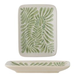 Bloomingville Fauni Teller aus Steingut L15xH2xB11,5 cm, gelb