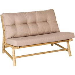 IB Laursen Loungesofa aus Bambus mit Polster 110 x 85 x 76 cm skandinavische Deko Online Shop