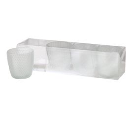 Boltze Windlicht Marilu 4er Set &Oslash; 7,5 cm, H&ouml;he 7,5 cm, klar skandinavische Deko Online Shop