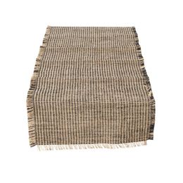 Boltze Tischl&auml;ufer Bolin 140 x 40 cm, natur, schwarz skandinavische Deko Online Shop