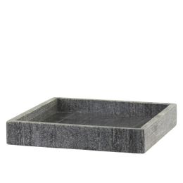 Chic Antique Morlaix Tablett aus Marmor quadratisch H4/L25/B25 cm, kohle skandinavische Deko Online Shop