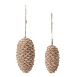 Bloomingville 2er Set Ornament Milie Tannenzapfen &Oslash;5 x H10 cm, 2er Set