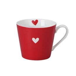 Krasilnikoff Happy Cup Tasse Colorful Heart scarlet red skandinavische Deko Online Shop