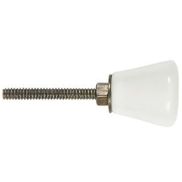 IB Laursen Griff aus Keramik konisch &Oslash;2,5 x B2,2 cm, weiss