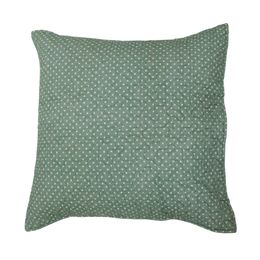 Krasilnikoff Kissenbezug Micro Dots, Dusty Green 50 x 50 cm