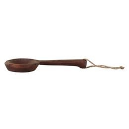 Chic Antique Grimaud L&ouml;ffel mit Handgriff und Juteschnur 30 x 15 x 3 cm, natur skandinavische Deko Online Shop