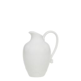 Chic Antique Kanne Provence Porzellan 17 cm wei&szlig;