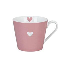 Krasilnikoff Happy Cup Tasse Colorful Heart dusty rose skandinavische Deko Online Shop