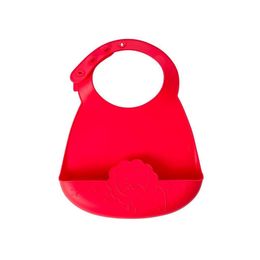 Rice Silikon L&auml;tzchen mit Auffangschale 28 x 22 x 4cm, L&ouml;we, rot skandinavische Deko Online Shop