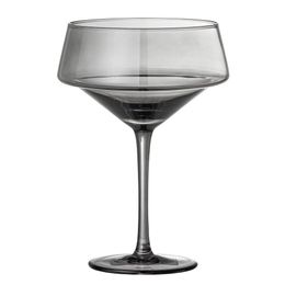 Bloomingville 4er Set Yvette Cocktailglas H18 x &Oslash;13 cm, grau