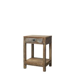 Chic Antique Grimaud Beistelltisch mit Schublade, Nachttisch H52/L36/B30 cm natur skandinavische Deko Online Shop