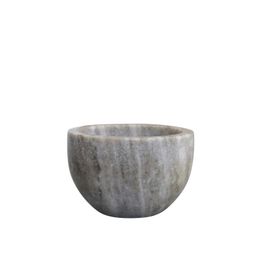 Chic Antique Sch&uuml;ssel Morlaix aus Marmor H6 x &Oslash;9 cm, grau