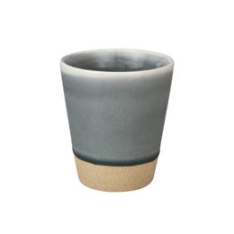Krasilnikoff Keramik Becher mit Glasur grau skandinavische Deko Online Shop