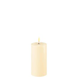 Deluxe Homeart LED Stumpenkerze Real Flame creme &Oslash;5 x H10cm, creme skandinavische Deko Online Shop