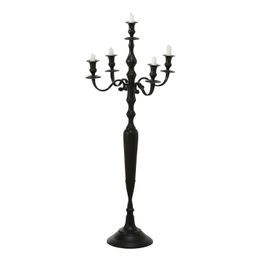 Boltze Kerzenhalter Victoria schwarz H105 x &Oslash;45 cm skandinavische Deko Online Shop