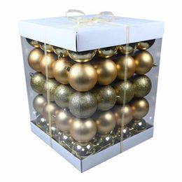 Det Gamle Apotek Weihnachtskugeln Mix Box 40er &Oslash; 7 cm, gold