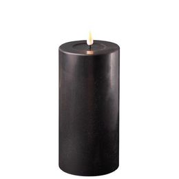 Deluxe Homeart LED Stumpenkerze Real Flame salbei green 15 cm, &Oslash; 7,5 cm skandinavische Deko Online Shop