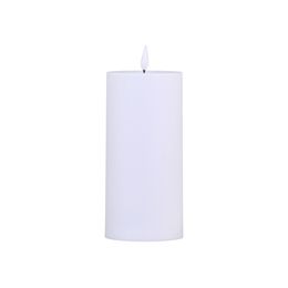 Chic Antique LED Blockkerze Outdoor H35/D10 cm, weiss