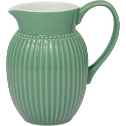 GreenGate Krug aus Steingut Alice dusty green 0,5L
