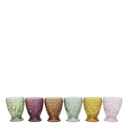 Chic Antique 6 Trinkgl&auml;ser Saint-&Eacute;milion in verschiedenen Farben H10,5, &Oslash;8 cm 200 ml