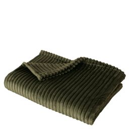 Boltze Decke Hygge 180 x 130 cm, Dunkelgr&uuml;n skandinavische Deko Online Shop