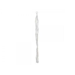 Chic Antique geflochtene Halterung f&uuml;r &Uuml;bertopf L100 cm (ohne Topf), creme