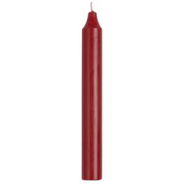 IB Laursen Rustikale Stabkerze 18 cm | &Oslash; 2,2 cm 18 cm, &Oslash; 2,2 cm, rot