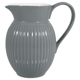 GreenGate Krug aus Steingut Alice stone grey 1,5L skandinavische Deko Online Shop