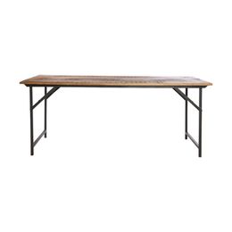house doctor Klapp Tisch Party Helles Holz, 180 x 80 x 74 cm skandinavische Deko Online Shop