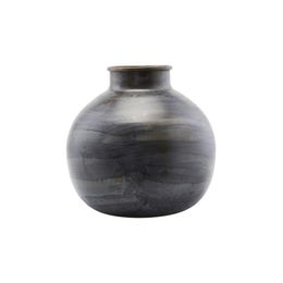 house doctor Vase Etnik bauchig &empty;30 x H30 cm, blau skandinavische Deko Online Shop