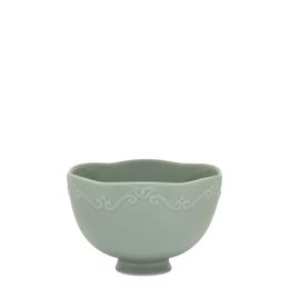 Chic Antique Provence Sch&uuml;ssel aus Porzellan 10 cm, &Oslash; 14 cm, verte