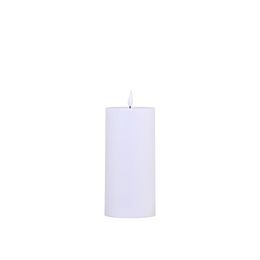 Chic Antique LED Blockkerze Outdoor H15/D7 cm, weiss