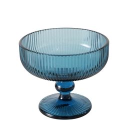 Boltze Schale Rigano aus Glas 250 ml, Blau