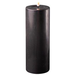 Deluxe Homeart LED Stumpenkerze Real Flame salbei green 20 cm, &Oslash; 7,5 cm skandinavische Deko Online Shop